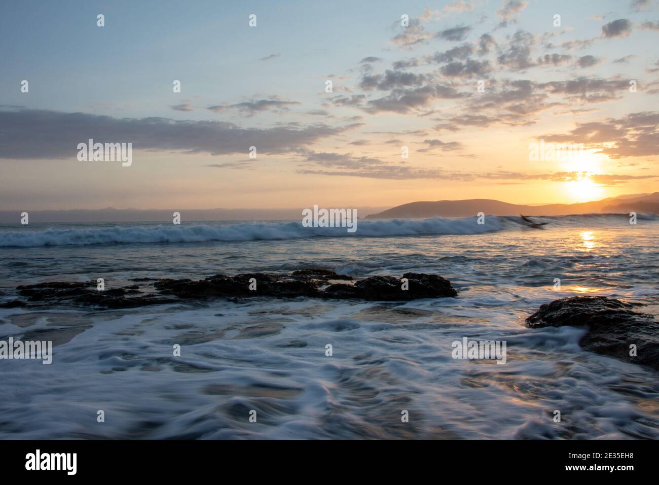 Sunset in California Stock Photo - Alamy