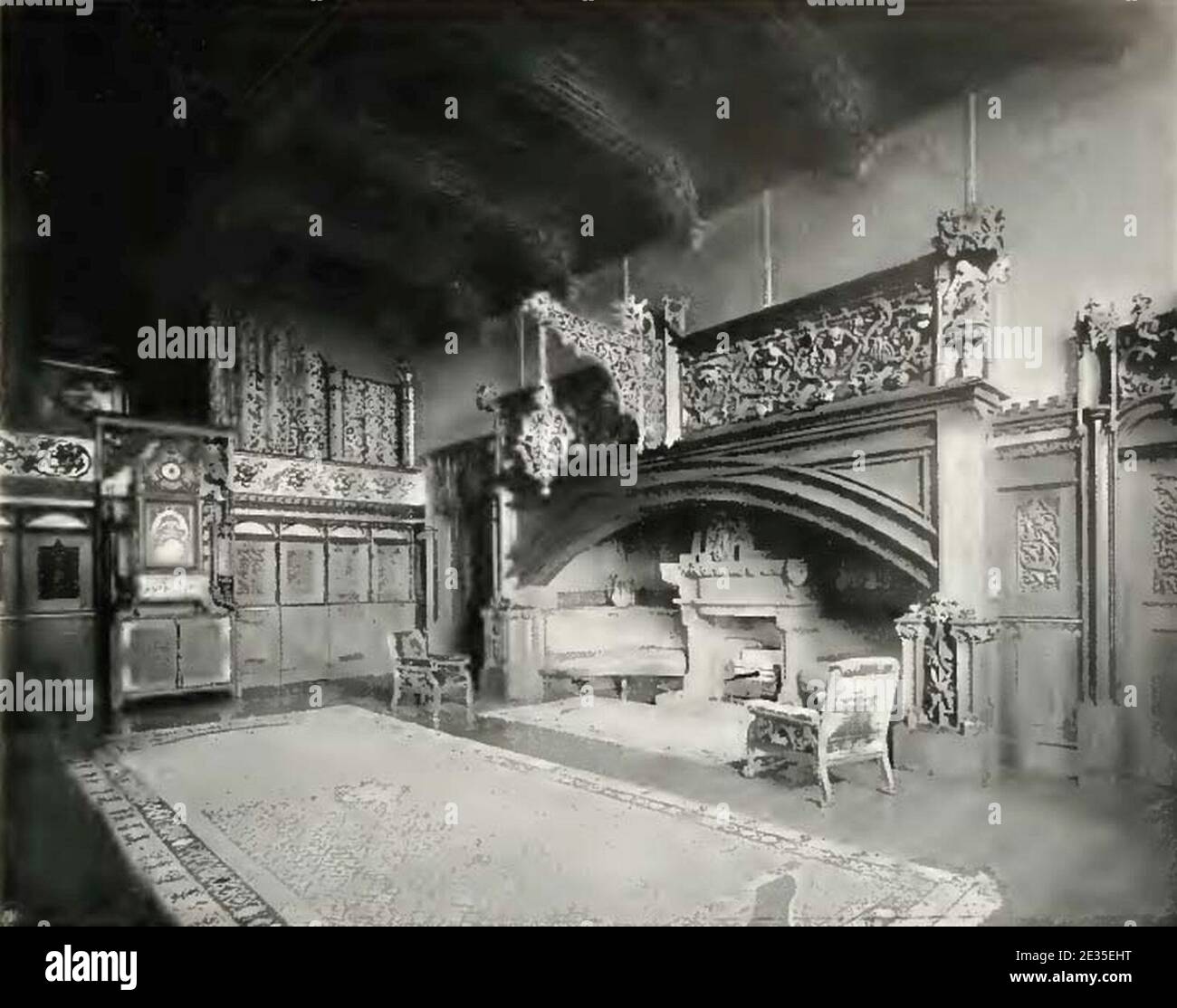 Lululaund - The Drawing Room a (A.L. Baldry 1901, facing p.104 a Stock ...