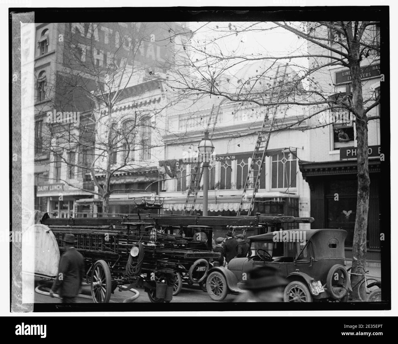 Lunch room fire Stock Photo - Alamy