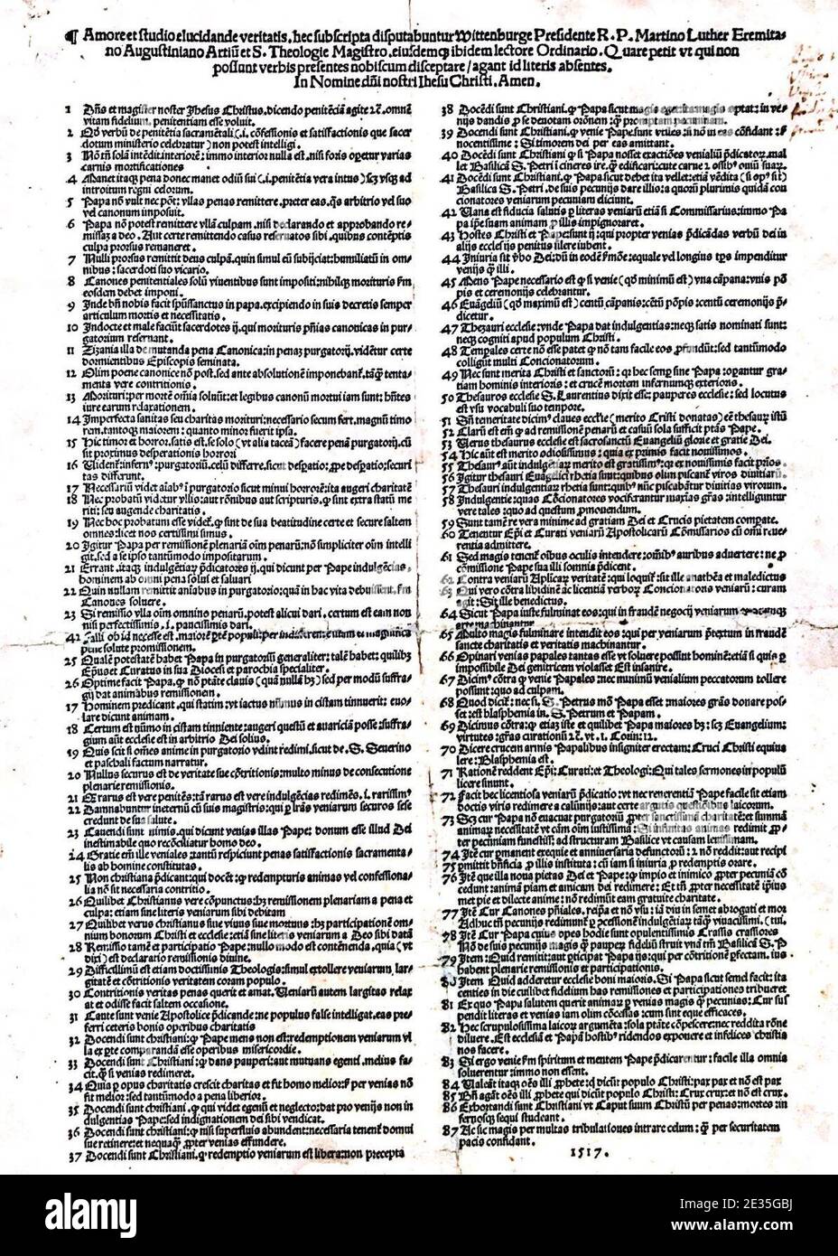 Thesen hi-res stock photography and images - Alamy