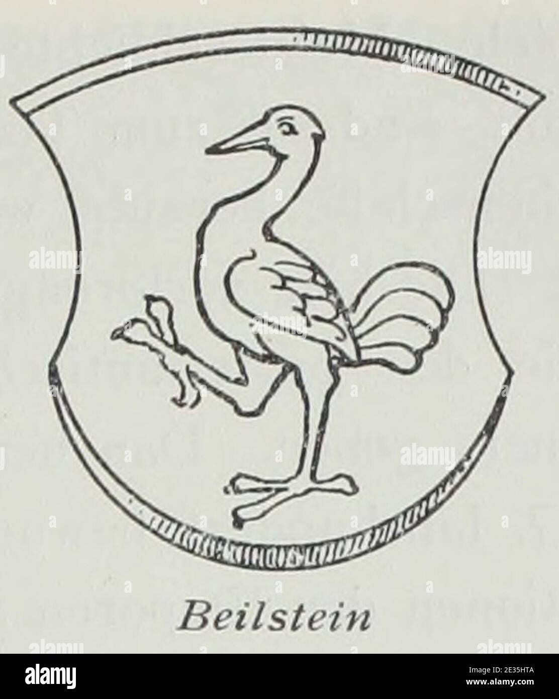 Luthmer IV-000o-Wappen Beilstein Stock Photo - Alamy