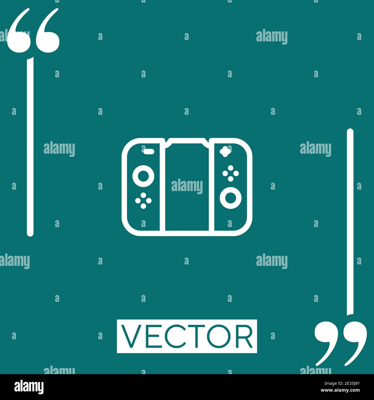Nintendo switch controller Stock Vector Images - Alamy