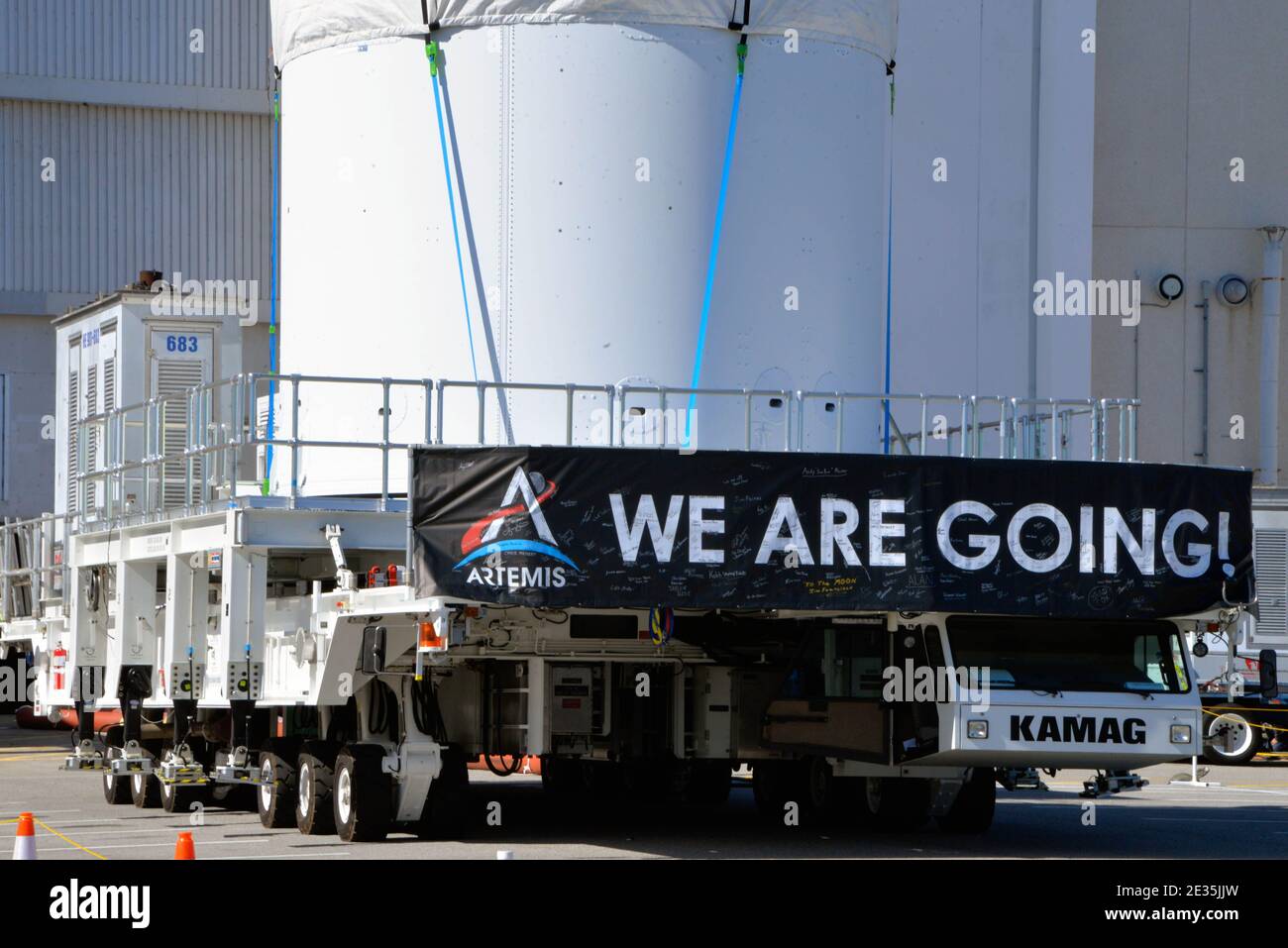 Kennedy Space Center, Brevard County, Florida, USA. January 16, 2021 ...