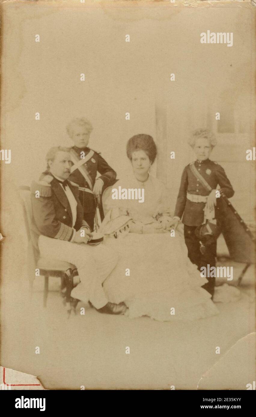 Luís I of Portugal with his family Stock Photo - Alamy