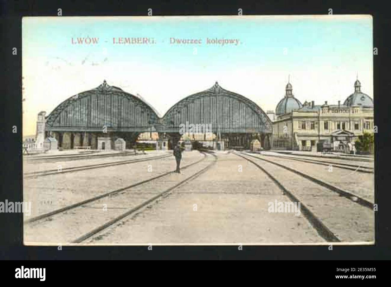 Lviv train station Stock Photo - Alamy