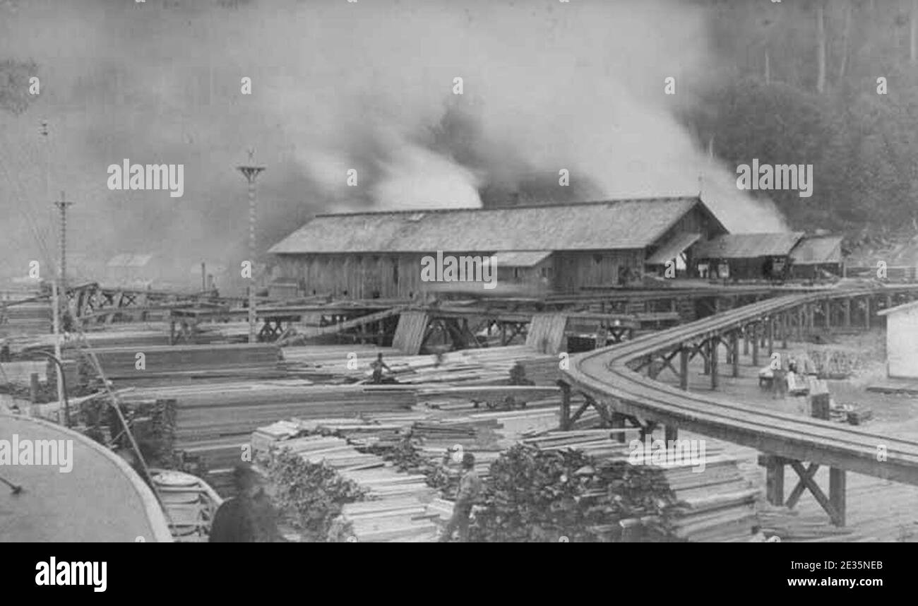 Historical lumber yard hi-res stock photography and images - Alamy