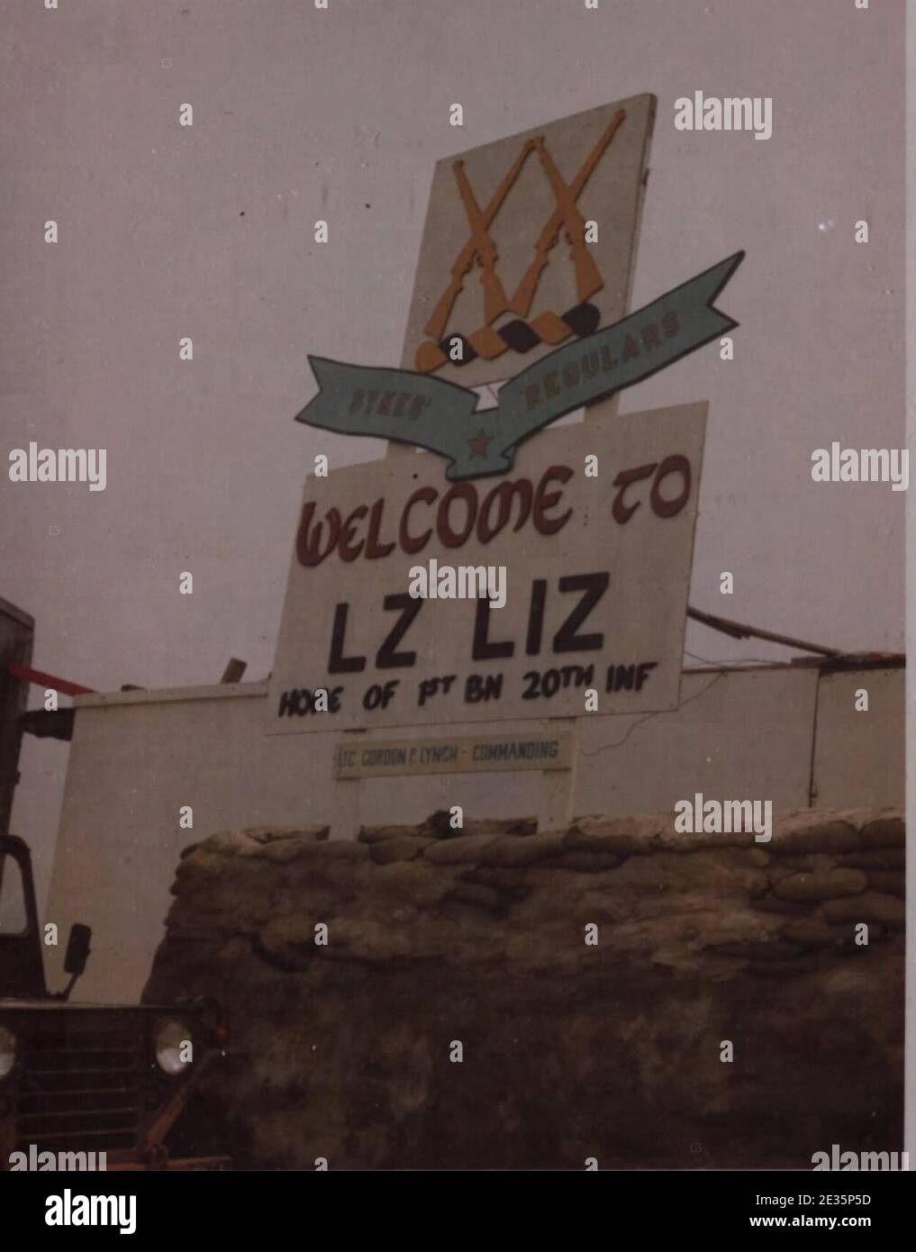 LZ Liz sign, October 1970 Stock Photo - Alamy