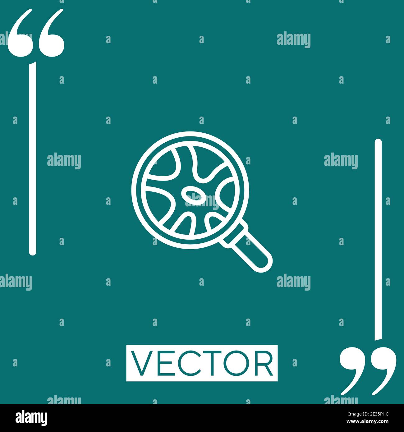 nerves vector icon Linear icon. Editable stroke line Stock Vector Image ...