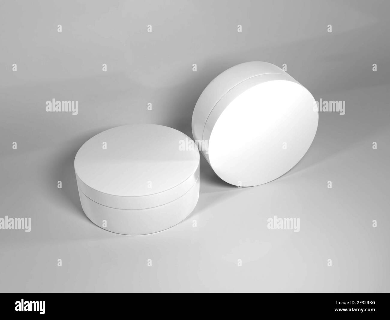 Realistic Pomade Packaging 3D Illustration Mockup Scene on Isolated ...