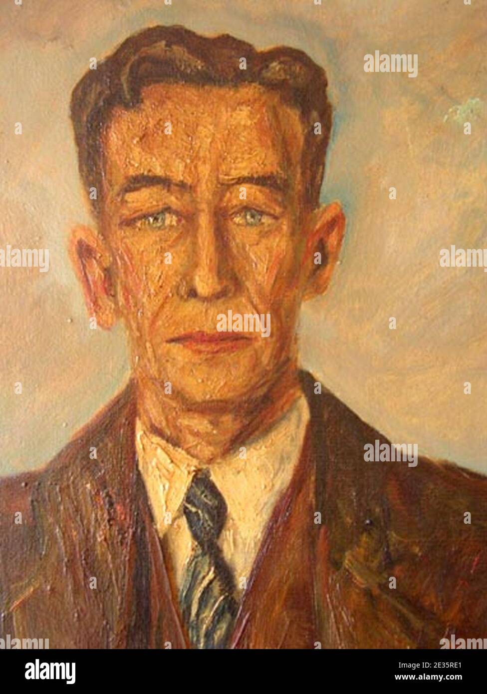 M.J.J. Exler - painted portrait Stock Photo - Alamy