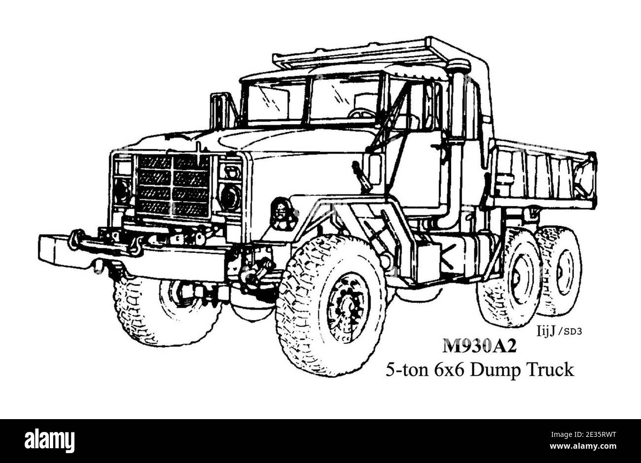 M930A2 SD3 drawing Stock Photo - Alamy