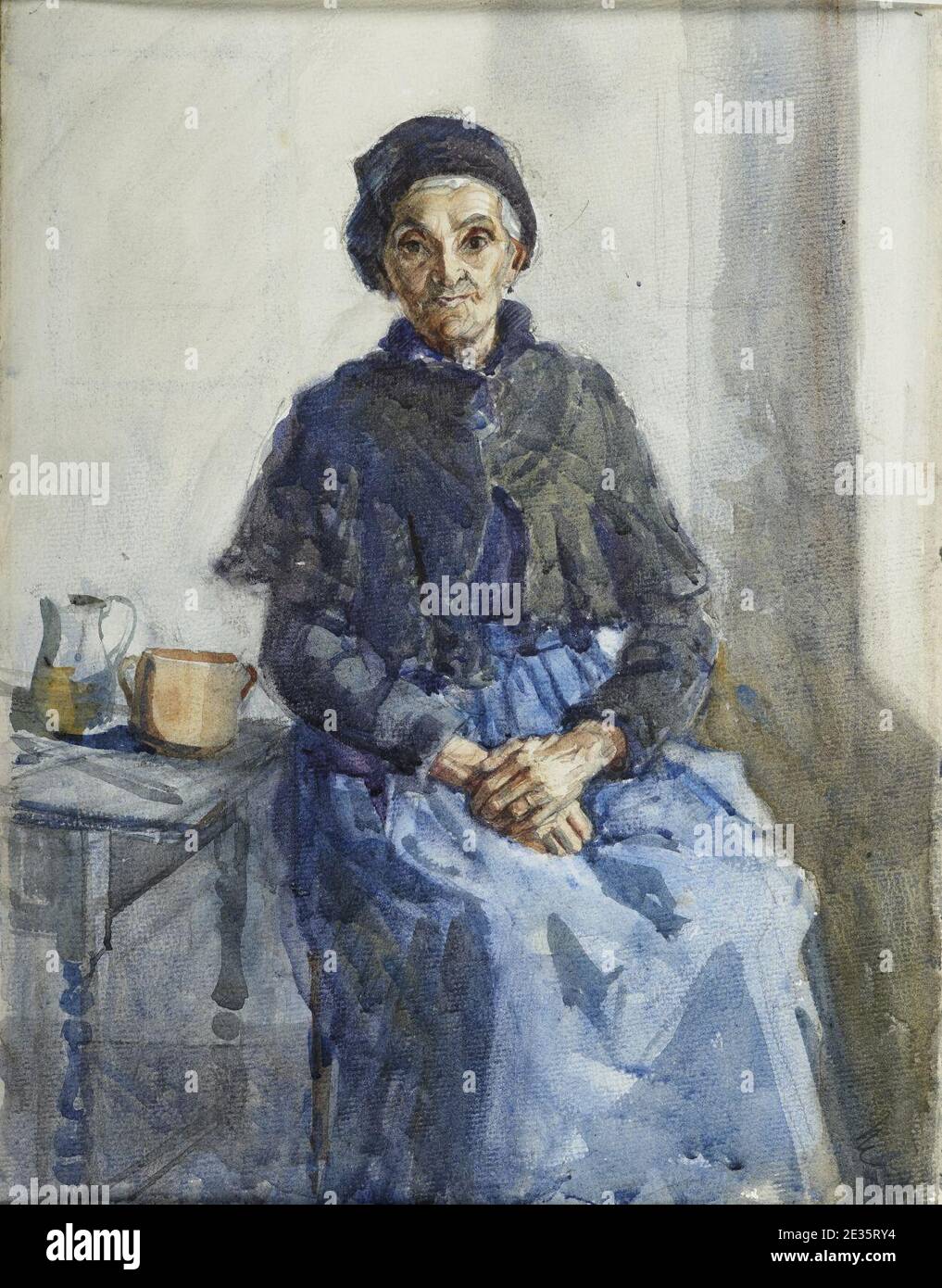 TePapa Portrait-of-a-peasant full Stock Photo - Alamy