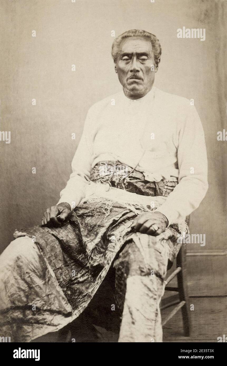 Ma'afu, photograph by Captain R. Stewart Stock Photo - Alamy