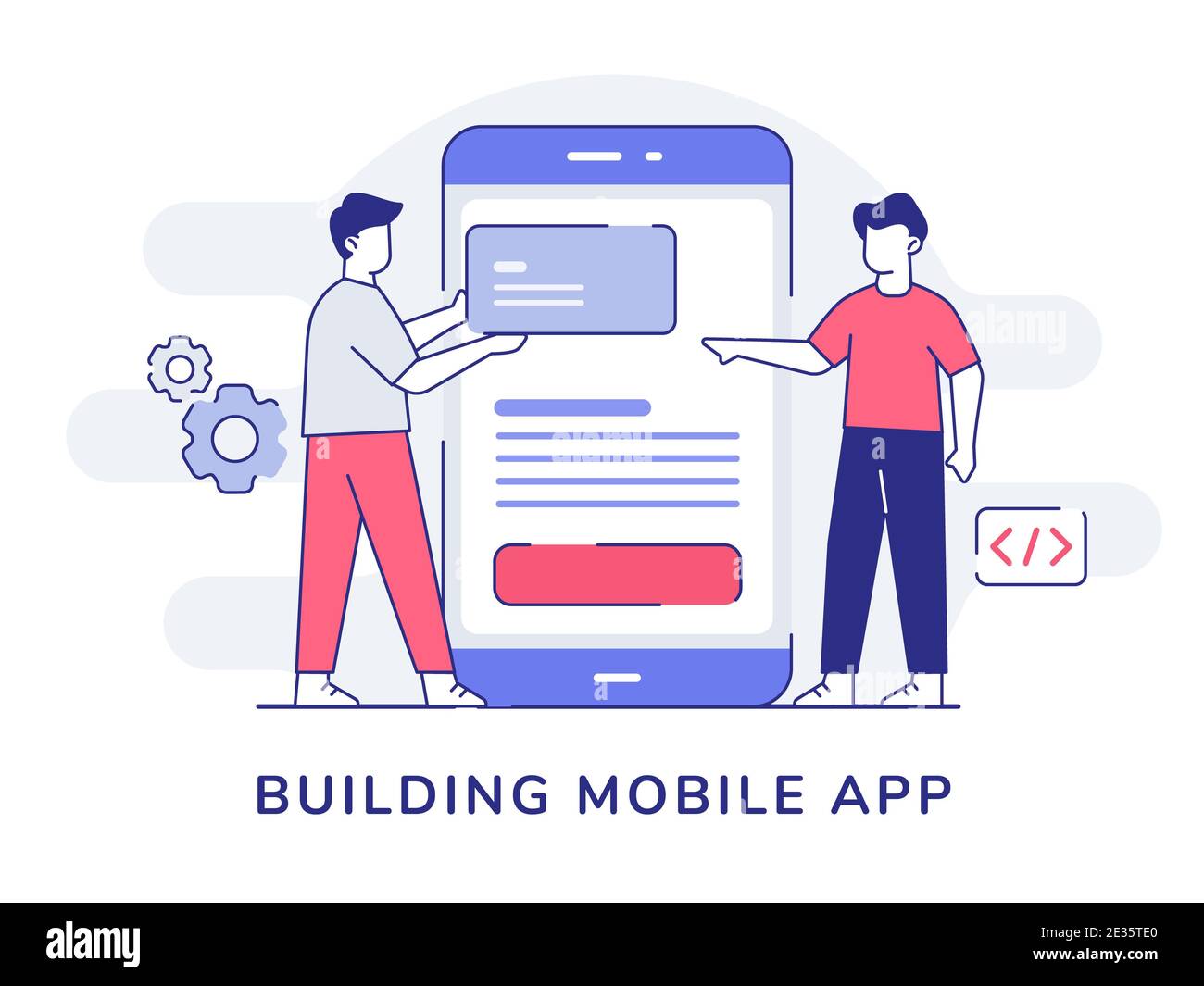 building mobile app character collaboration programmer developer around ...
