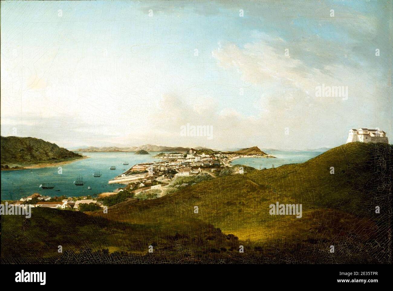 Macao, View of Two Bays Stock Photo - Alamy