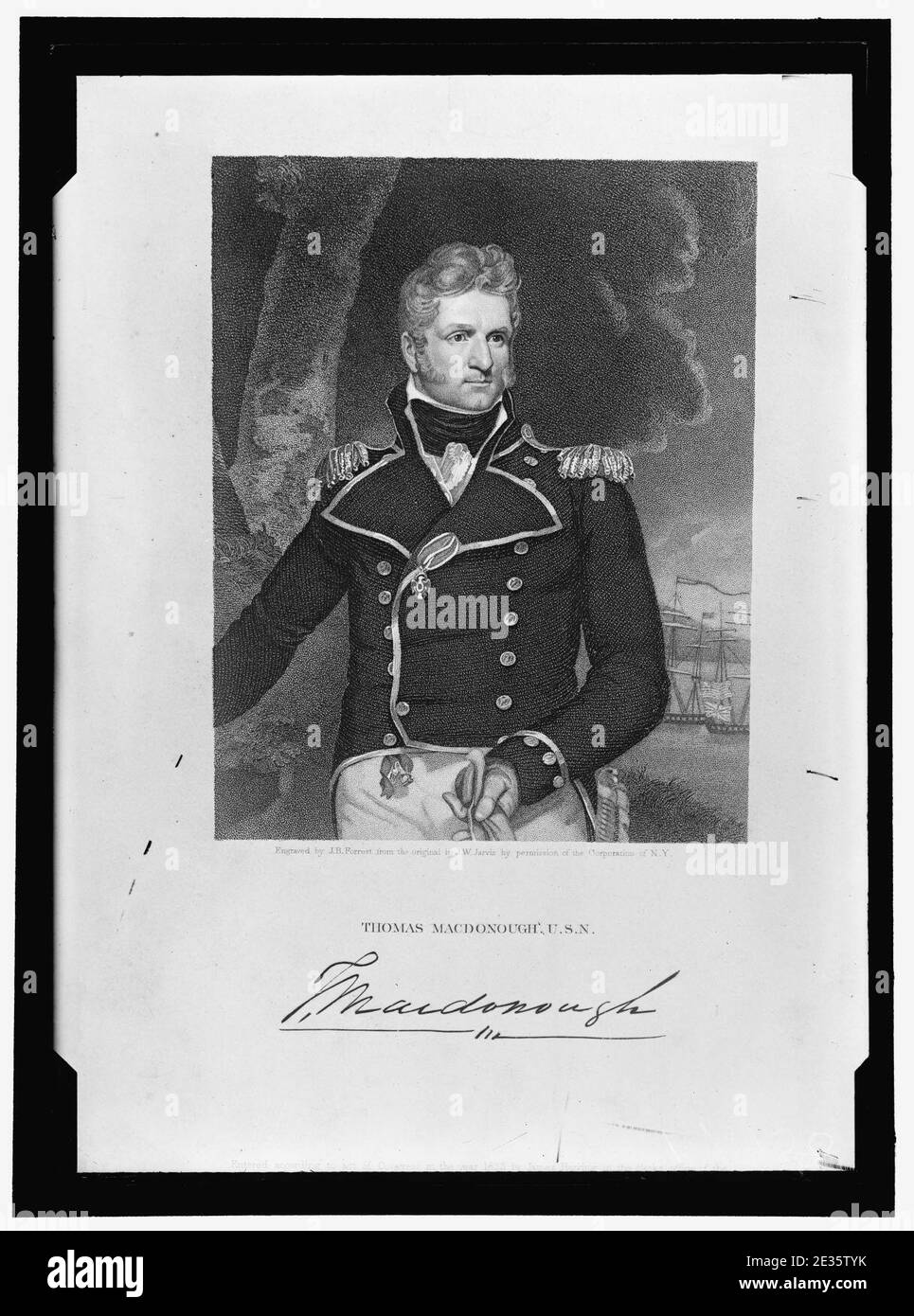 MacDONOUGH, THOMAS. COMMODORE, U.S.N Stock Photo - Alamy