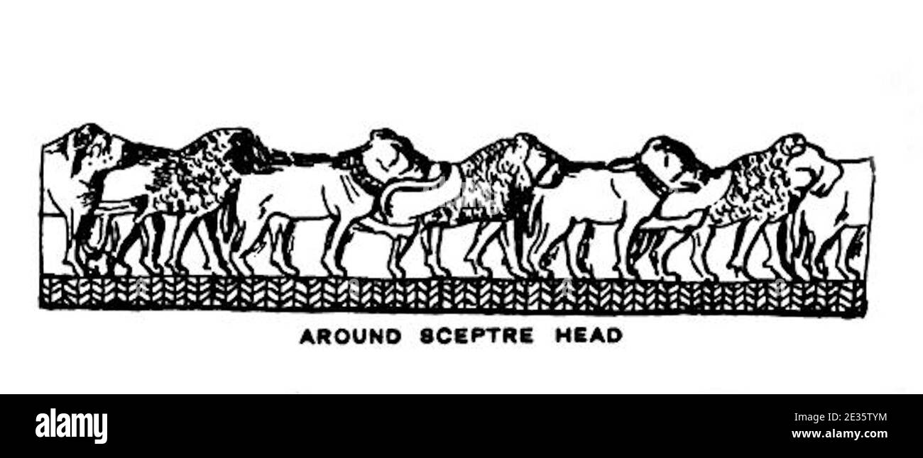 Mace head design (drawing Stock Photo - Alamy