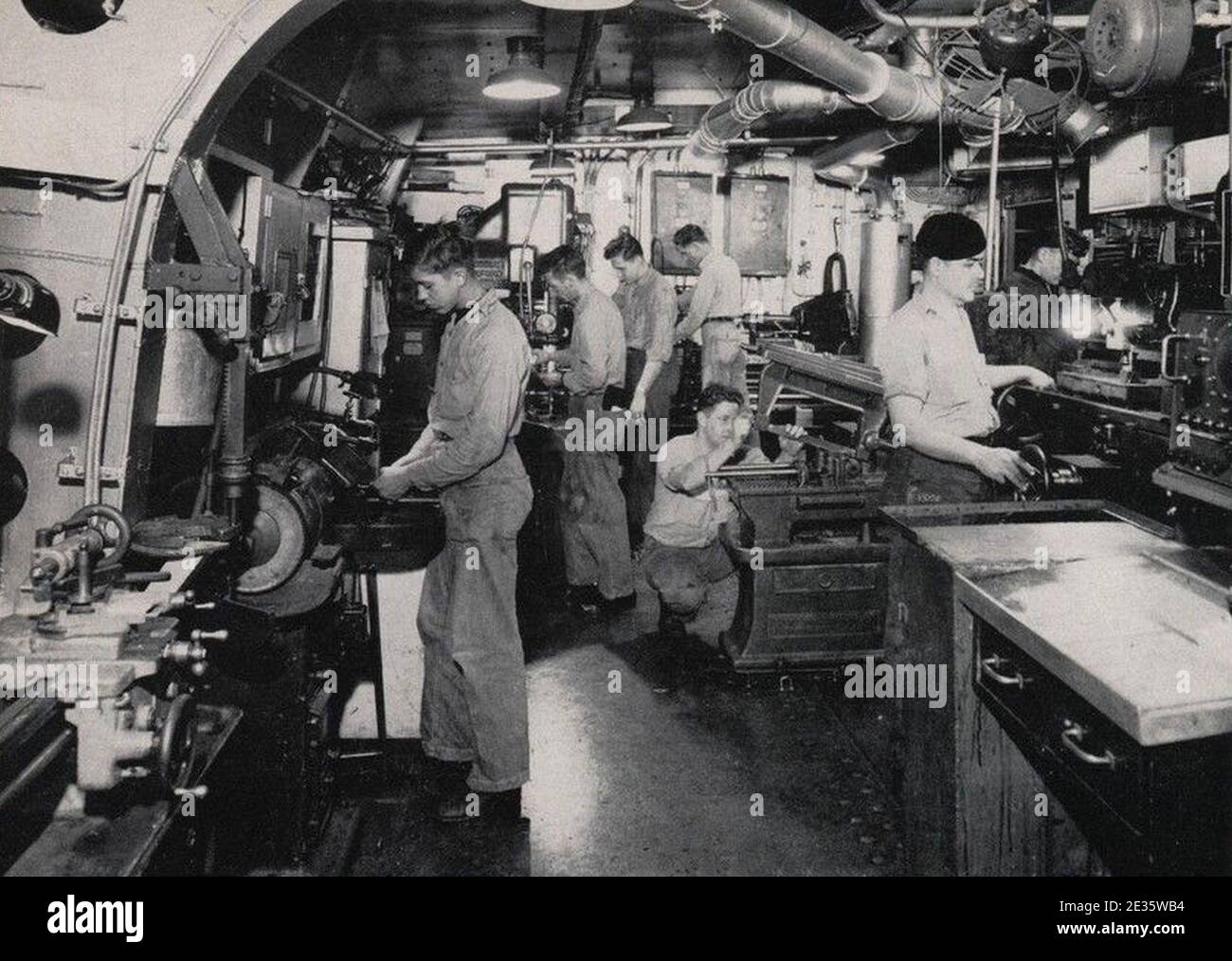 World War 2 Machine Shop
