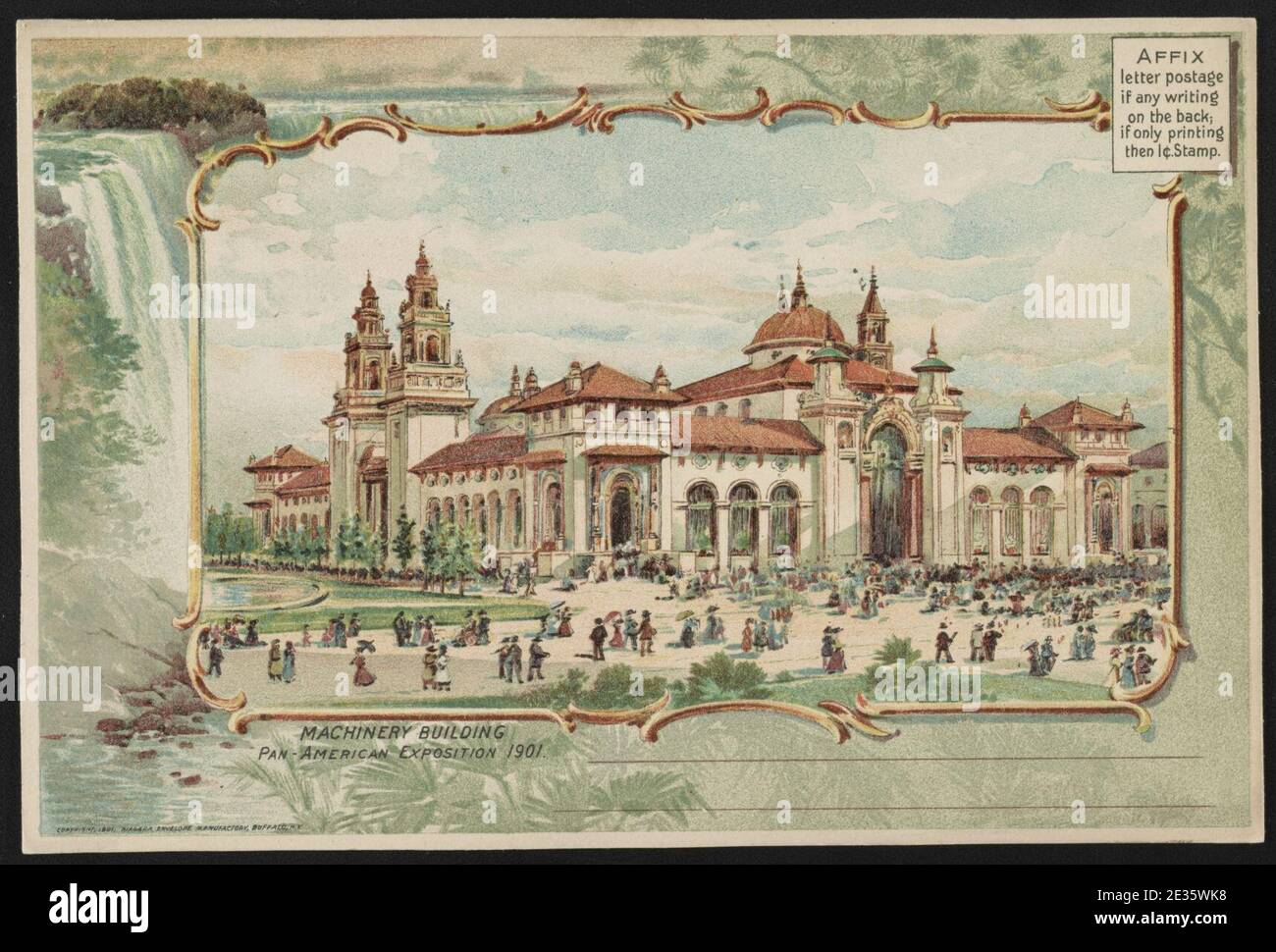 Machinery Building, Pan-American Exposition 1901 Stock Photo - Alamy
