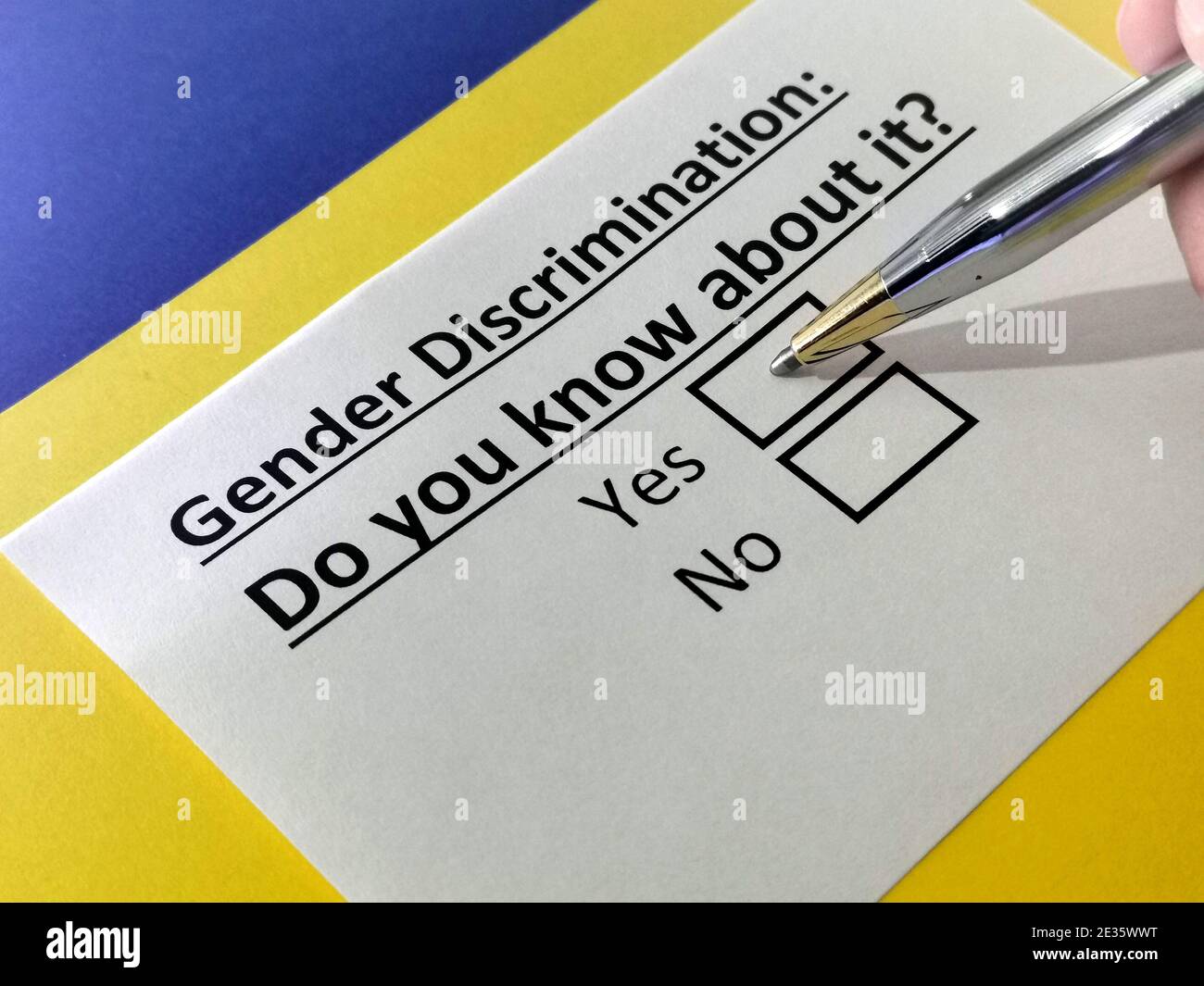 Gender discrimination hi-res stock photography and images - Alamy