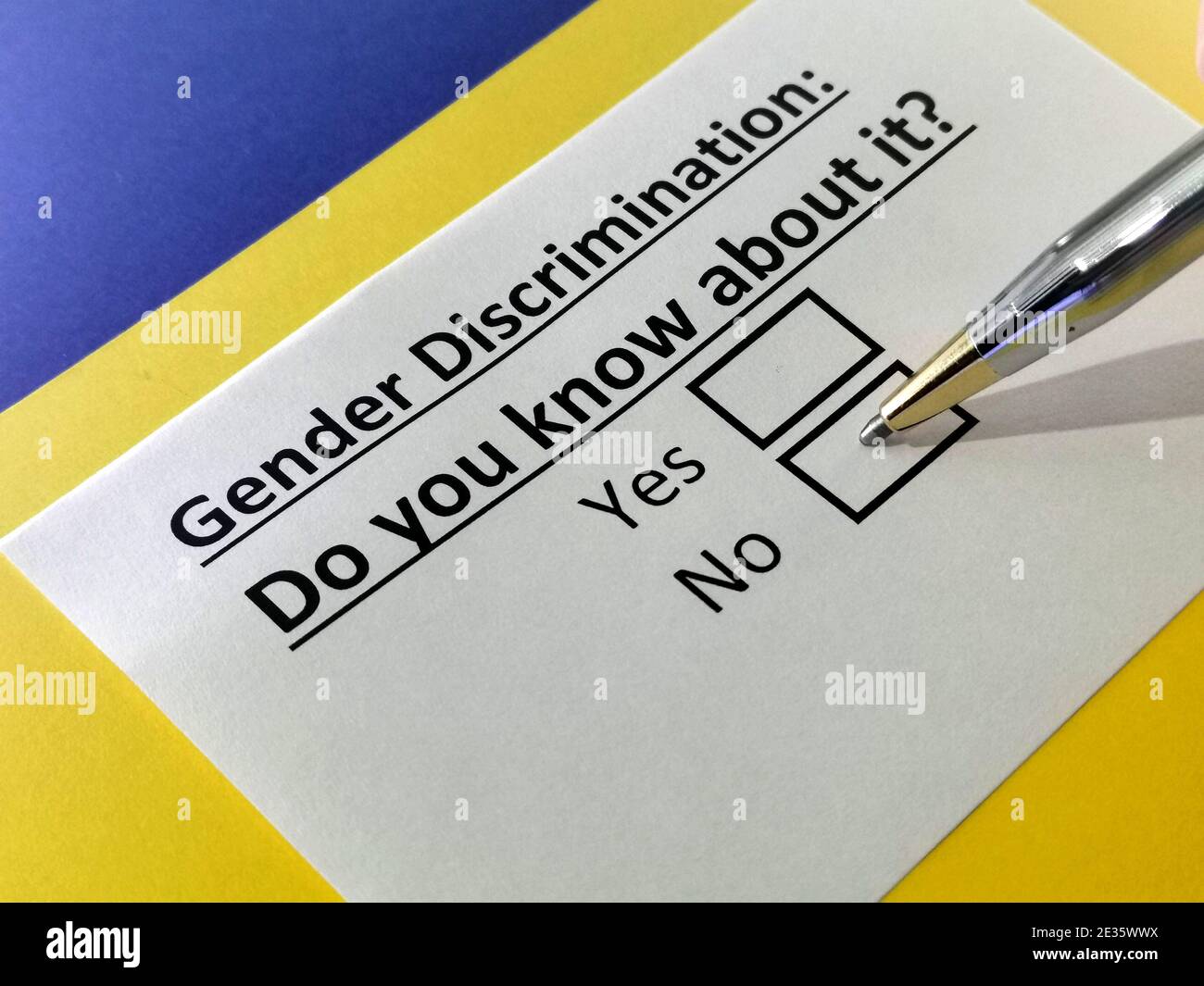 Gender discrimination hi-res stock photography and images - Alamy