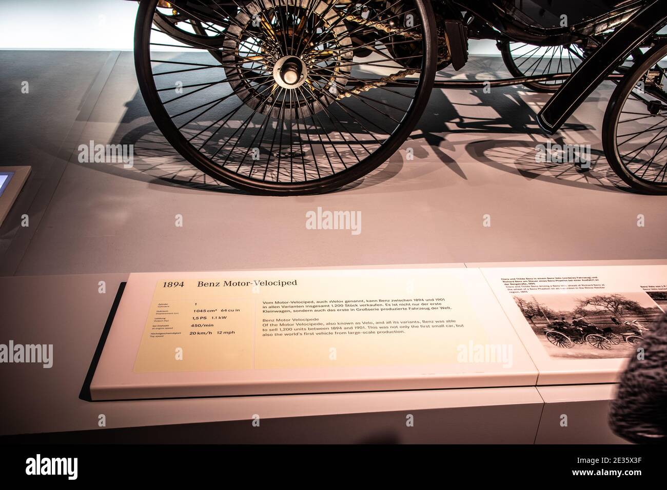 STUTTGART, GERMANY, 2019: Vintage retro old classic car bus Mercedes ...