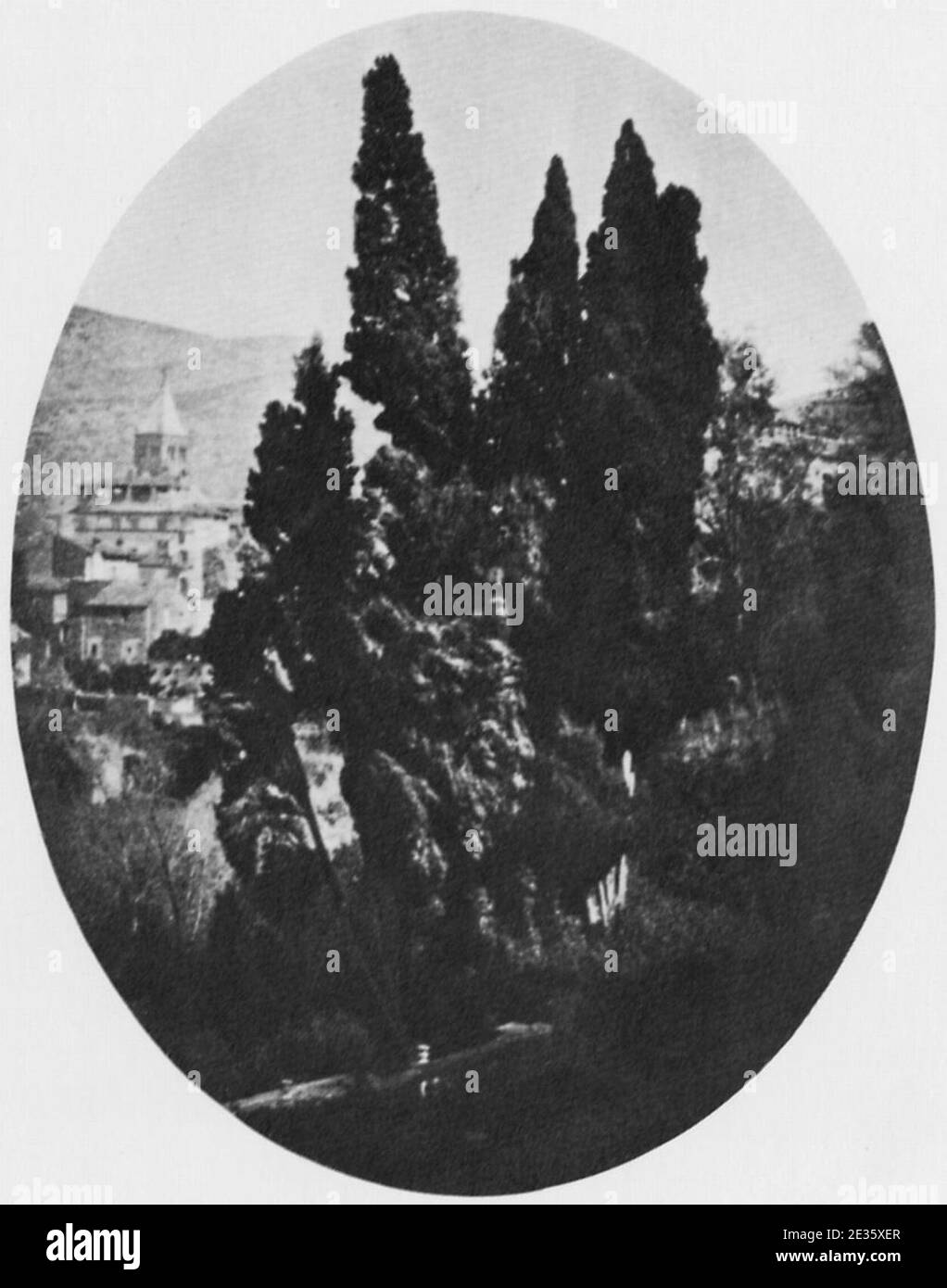 MacPherson, Robert - Garten der Villa d'Este in Tivoli bei Rom Stock ...