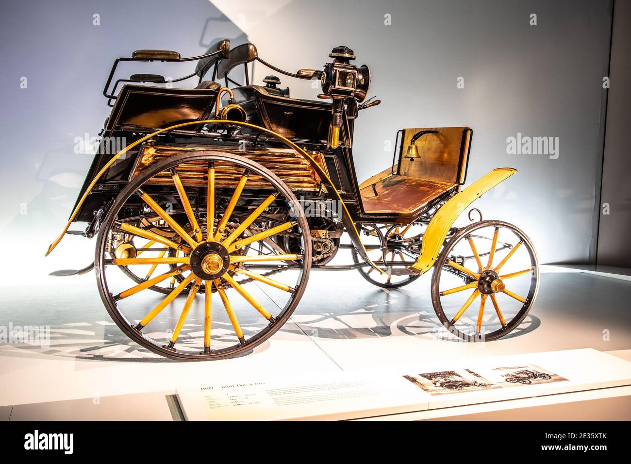 STUTTGART, GERMANY, 2019: Vintage retro old classic car bus Mercedes ...
