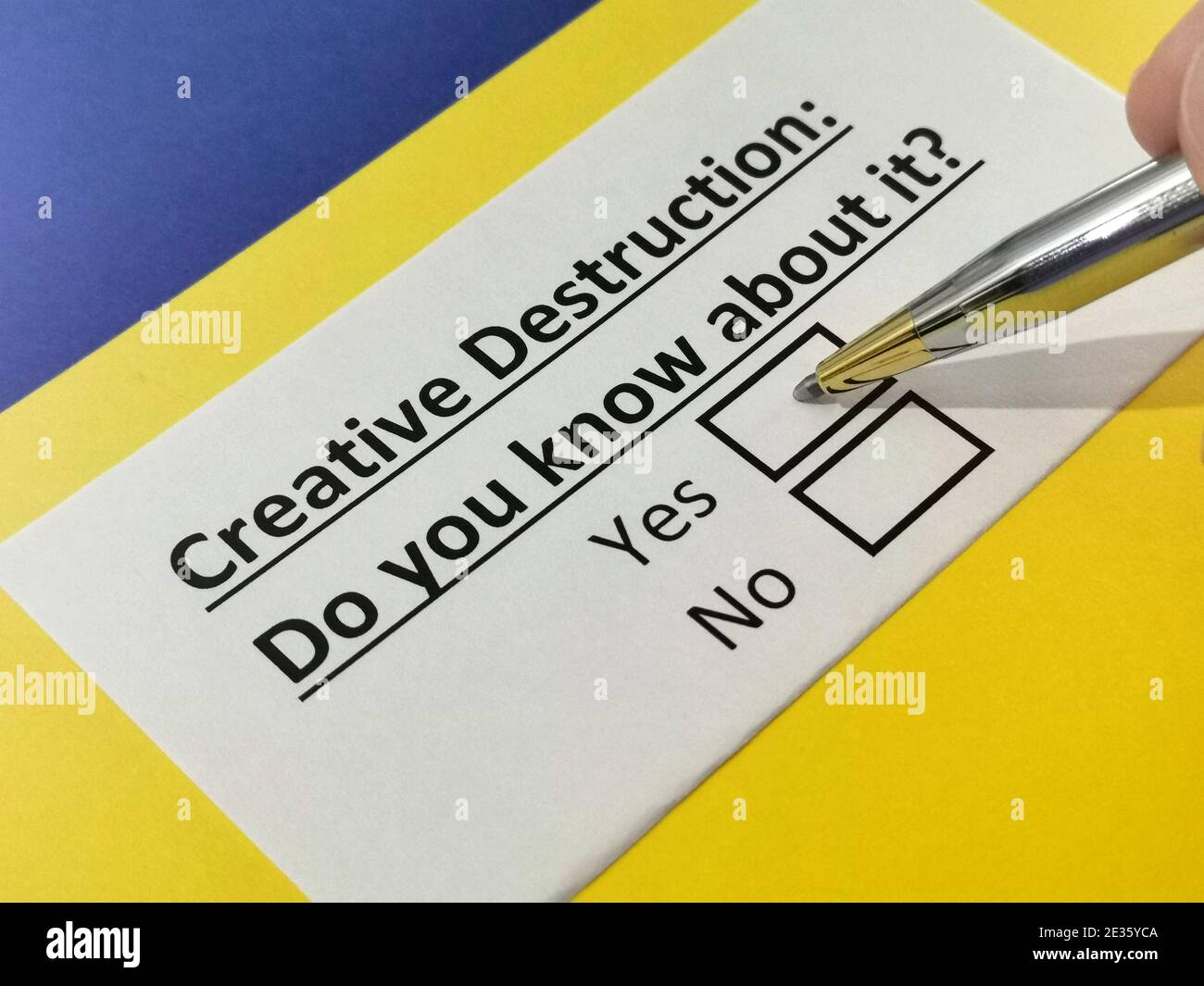 Creative destruction hi-res stock photography and images - Alamy