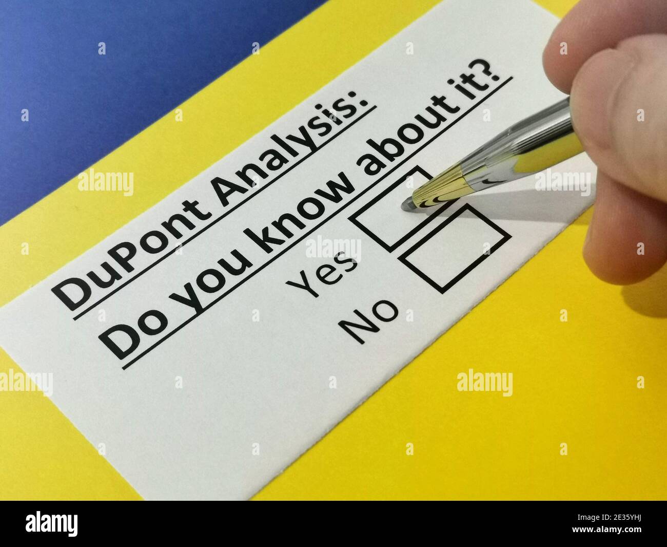 Dupont analysis hi-res stock photography and images - Alamy