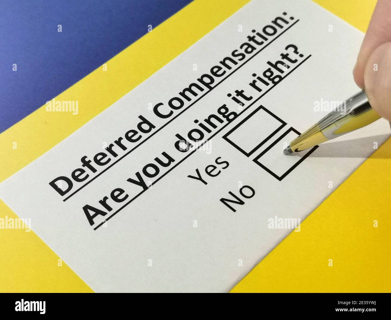 Deferred compensation plan hi-res stock photography and images - Alamy