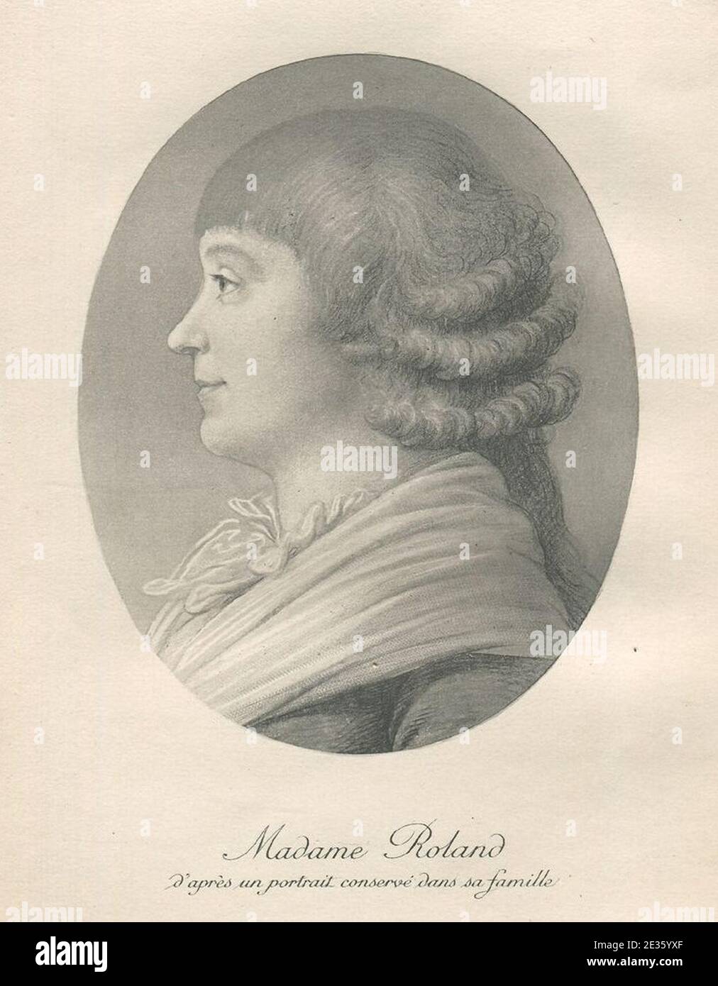 Madame Roland, family portrait Stock Photo - Alamy