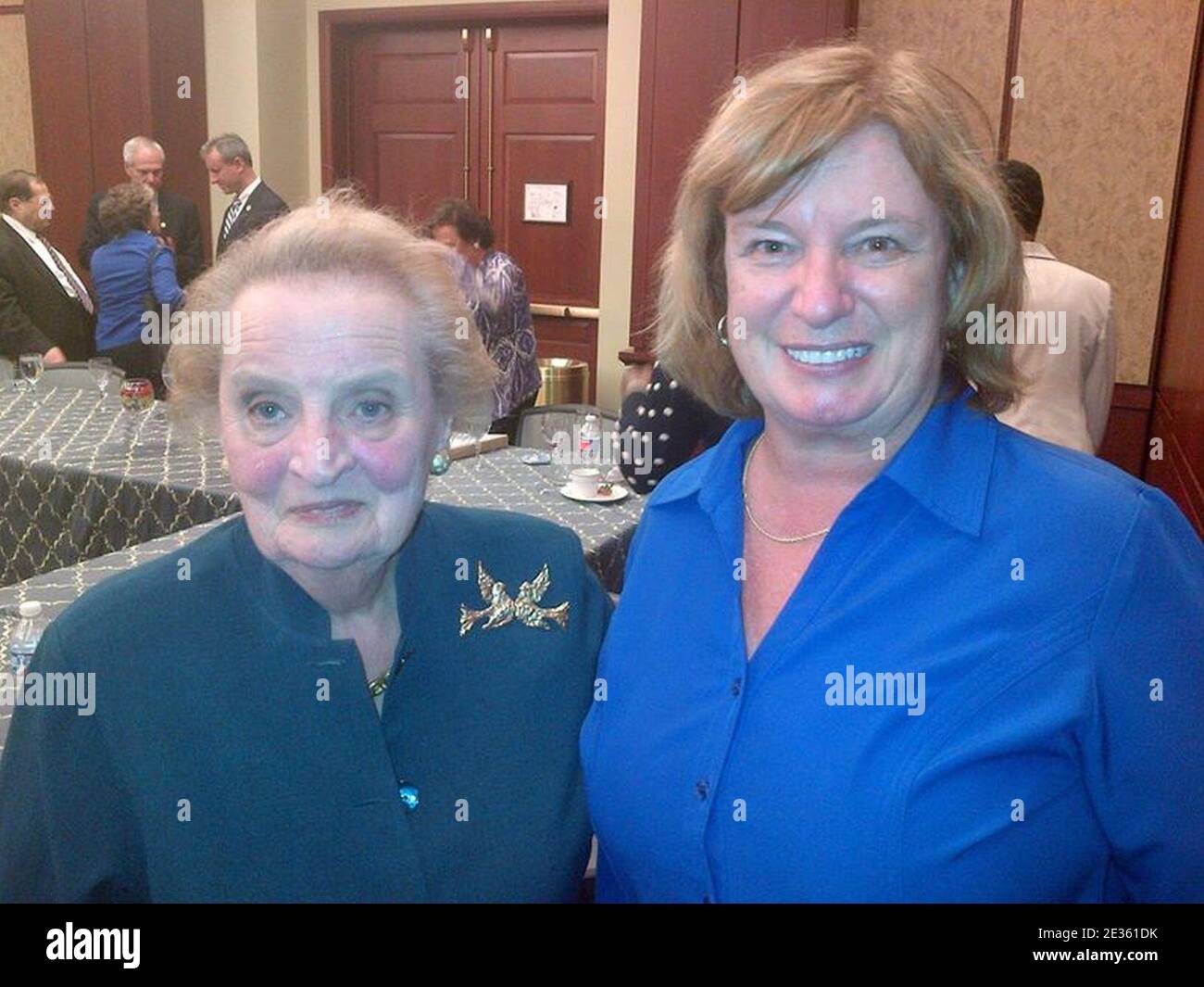 Madeleine Albright and Carol Shea-Porter Stock Photo - Alamy