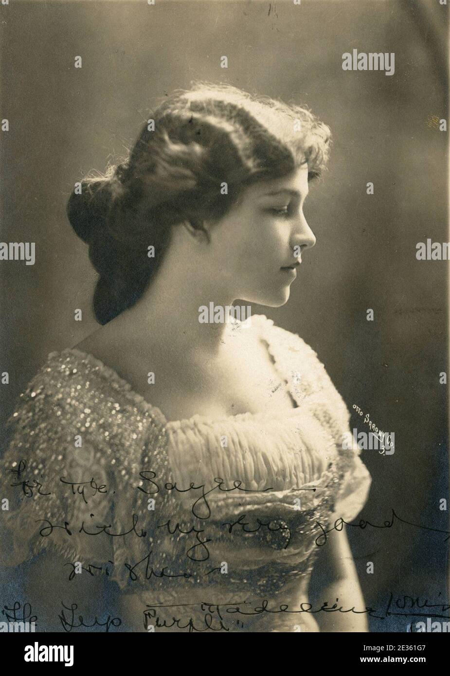 Madeleine Louis, stage actress Stock Photo - Alamy