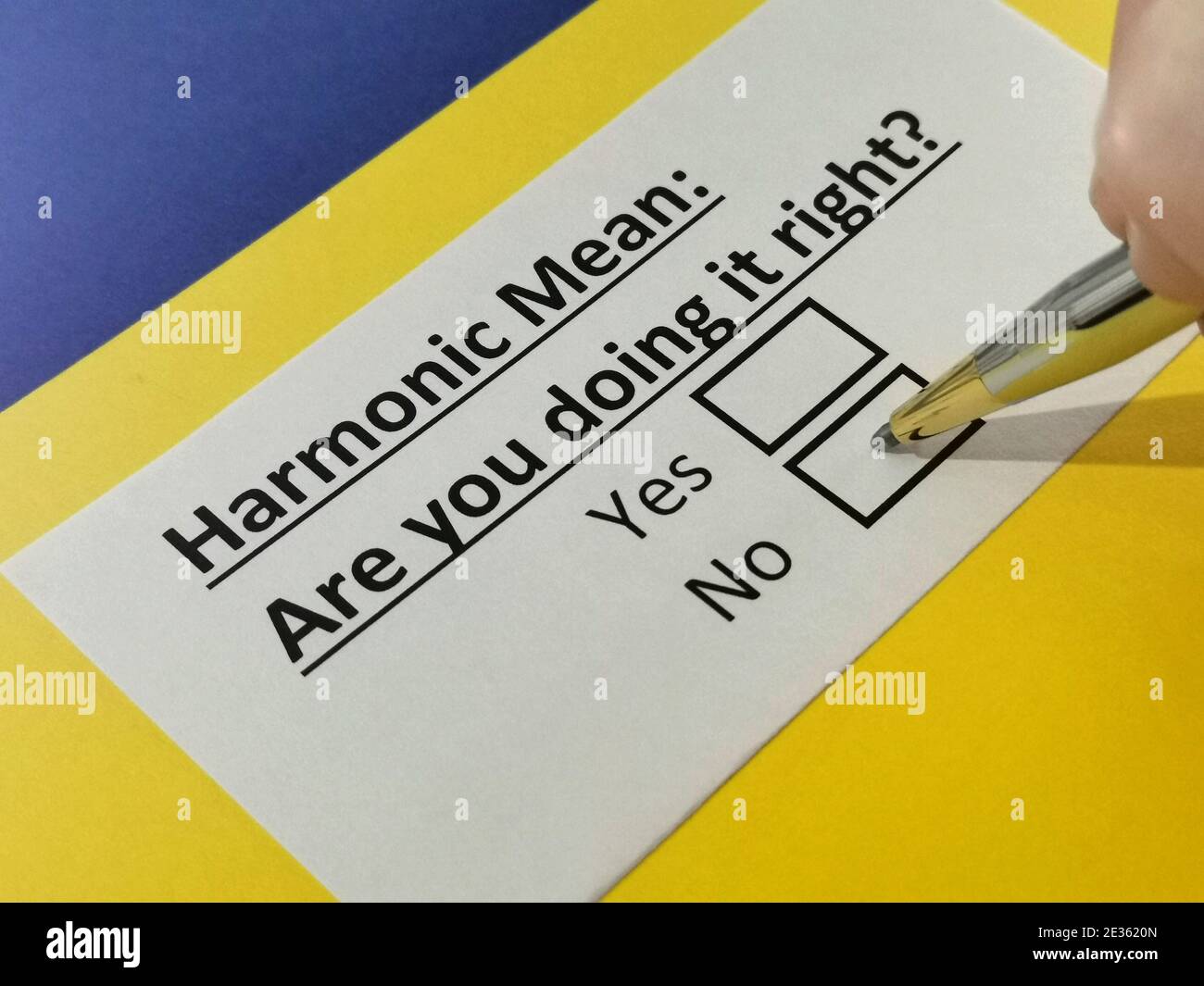 Harmonic mean hi-res stock photography and images - Alamy