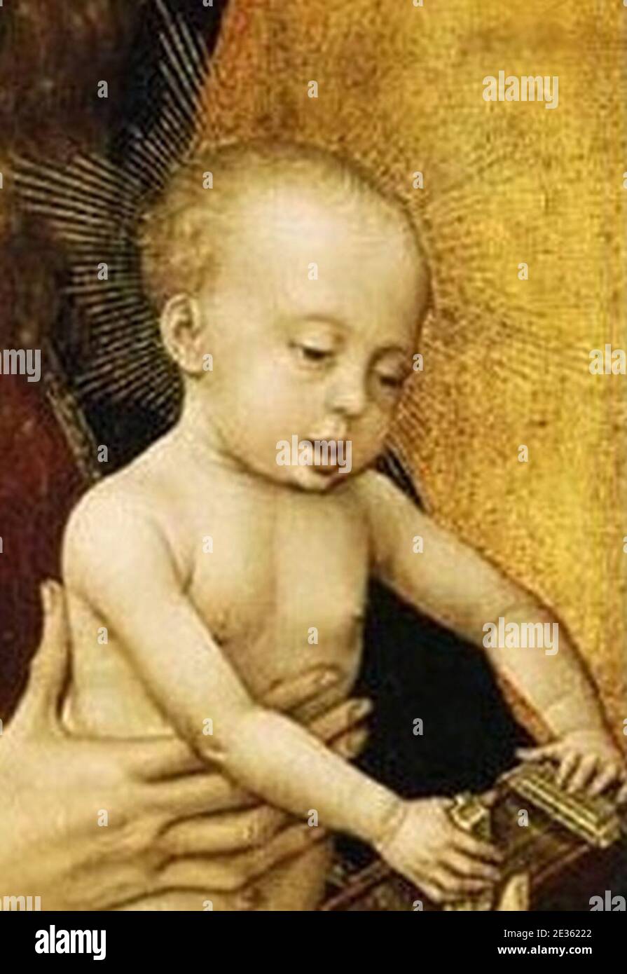 Madonna and Child Rogier van der Weyden Crop Stock Photo - Alamy