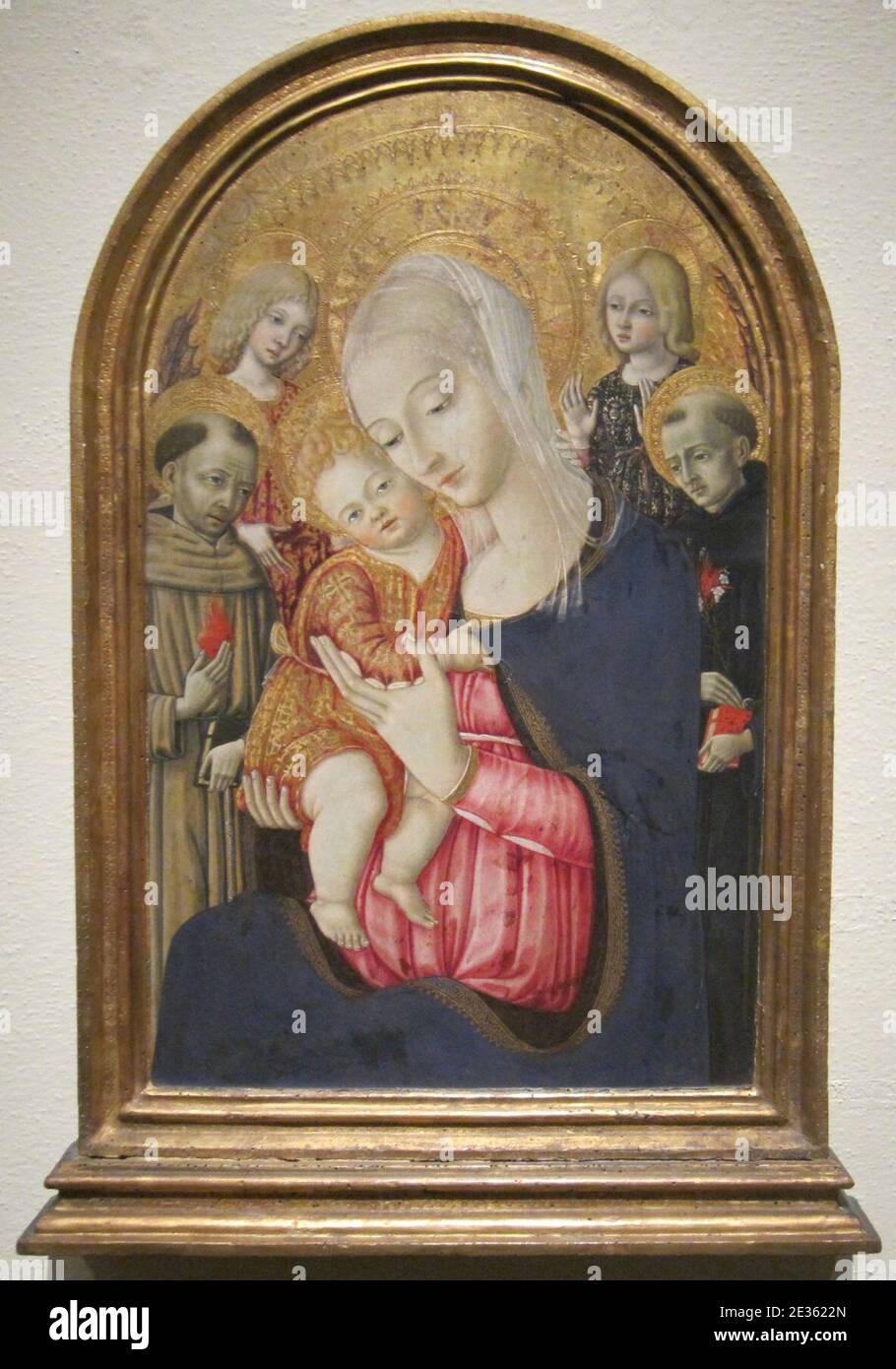 Madonna and Child with Saint Anthony of Padua and Saint Nicholas of ...