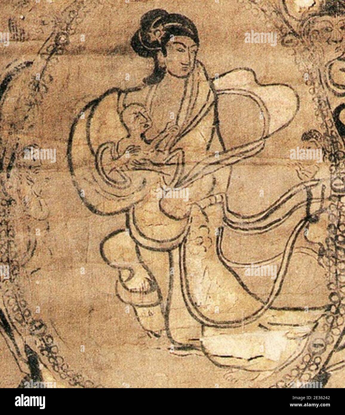 Madonna and Child, Kakure Kirishitan Stock Photo - Alamy