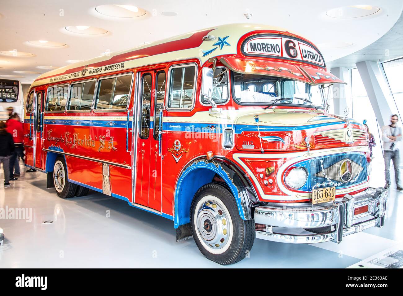 STUTTGART, GERMANY, 2019: Vintage bus Mercedes-Benz LO 1112 Omnibus ...