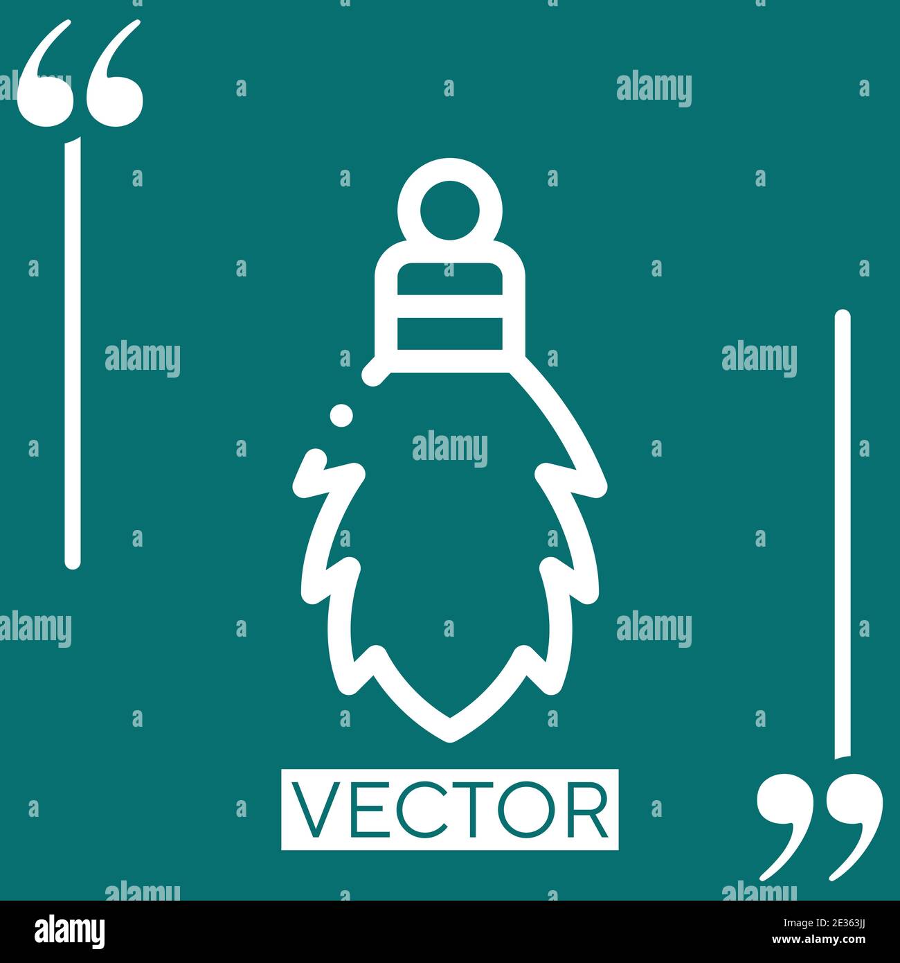good luck vector icon Linear icon. Editable stroke line Stock Vector ...