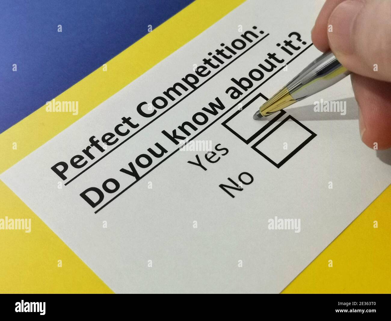 Perfect competition hi-res stock photography and images - Alamy