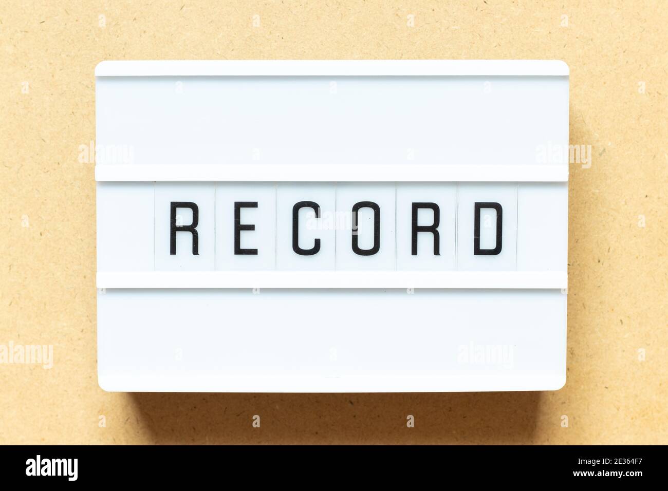 Track record word hi-res stock photography and images - Alamy