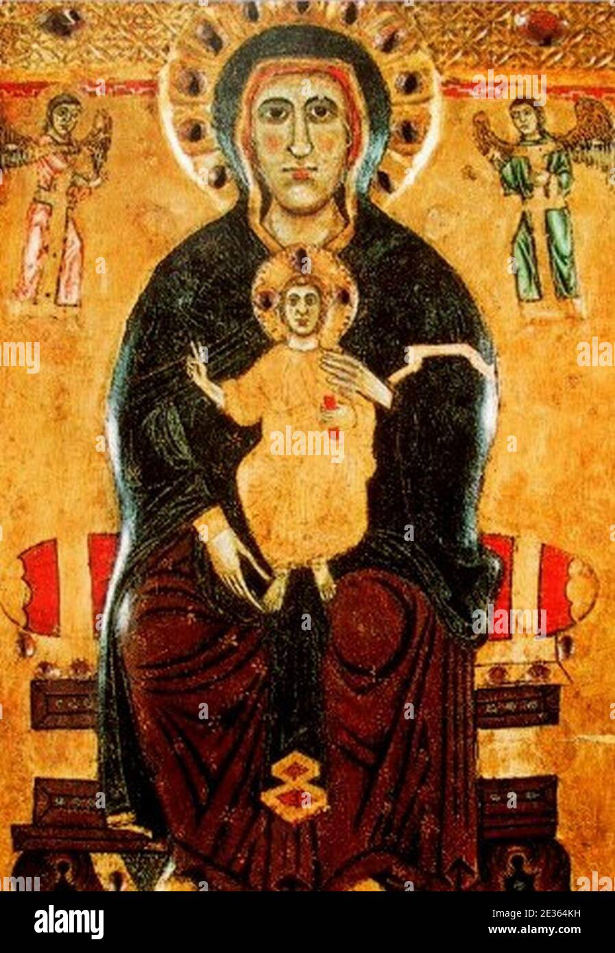 Maestro di tressa madonna with child siena duomo Stock Photo - Alamy