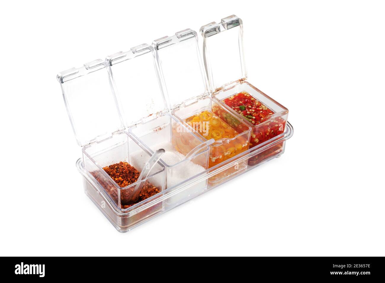 The Incredible Thai Table Condiment in transpance plastic box with ...
