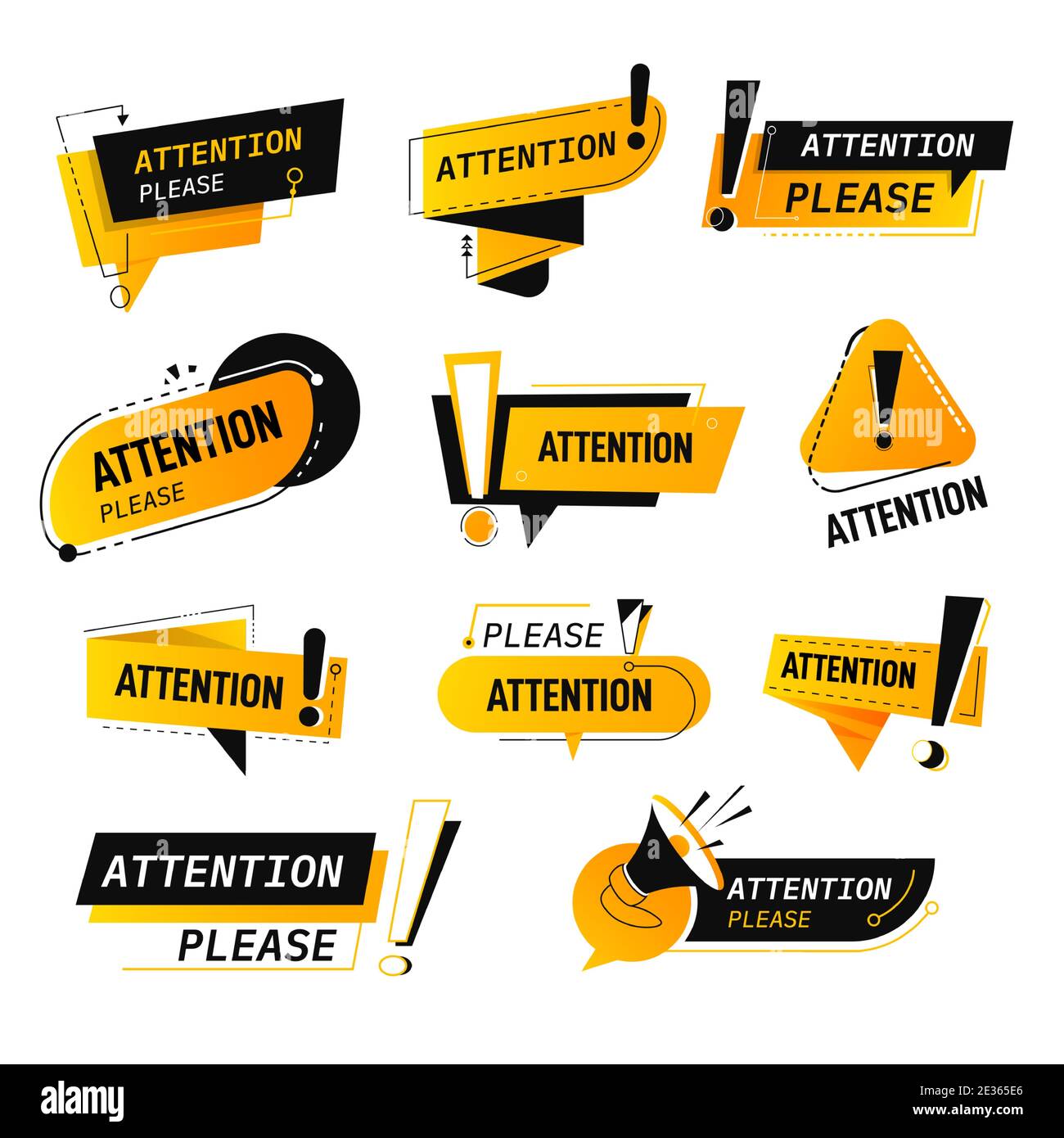 Please use caution Stock Vector Images - Alamy