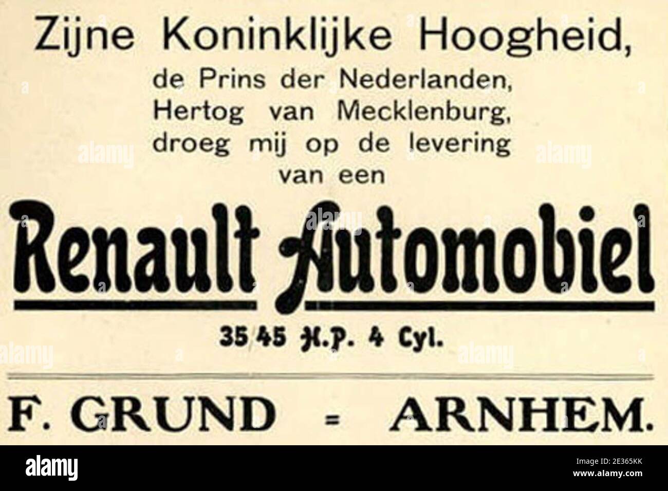 1908 Renault High Resolution Stock Photography and Images - Alamy