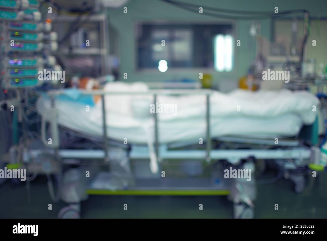 Patient hospital bed silhouette hi-res stock photography and images - Alamy