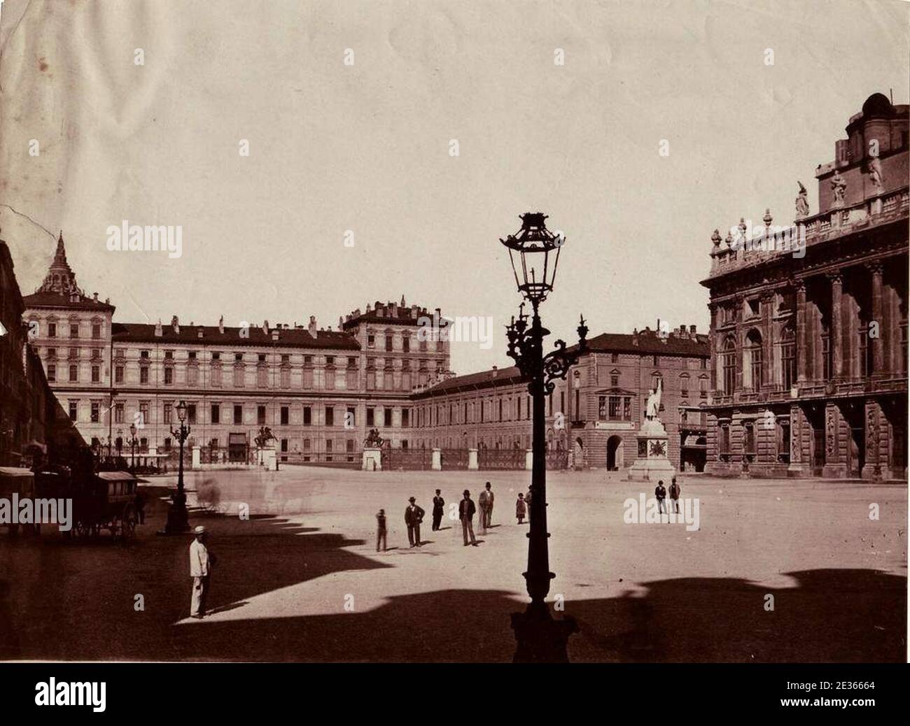 Maggi, Giovanni Battista - Palazzo Reale e Palazzo Madama Stock Photo ...