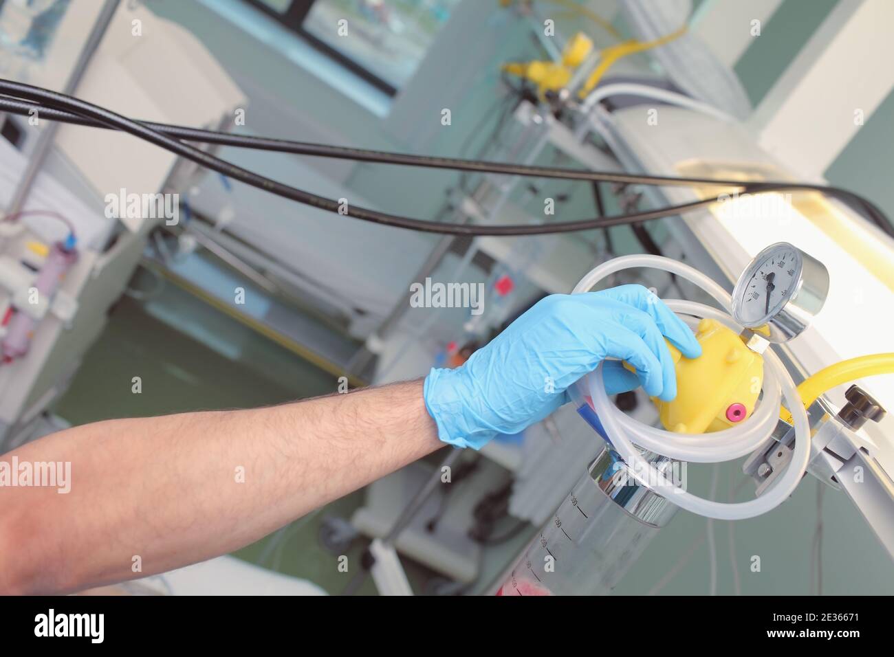 Hospital technology setup hi-res stock photography and images - Alamy