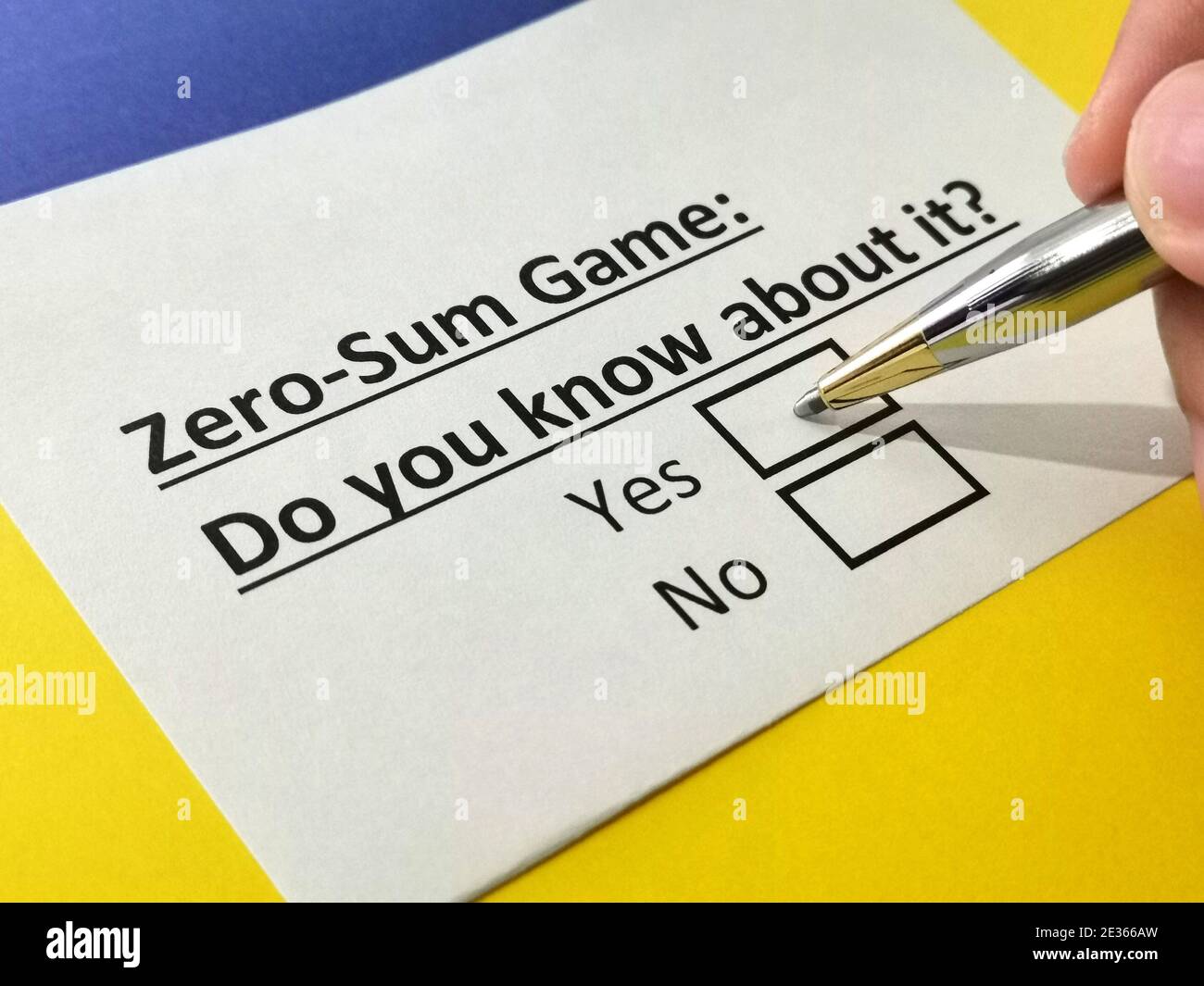 Zero Sum Game Anime